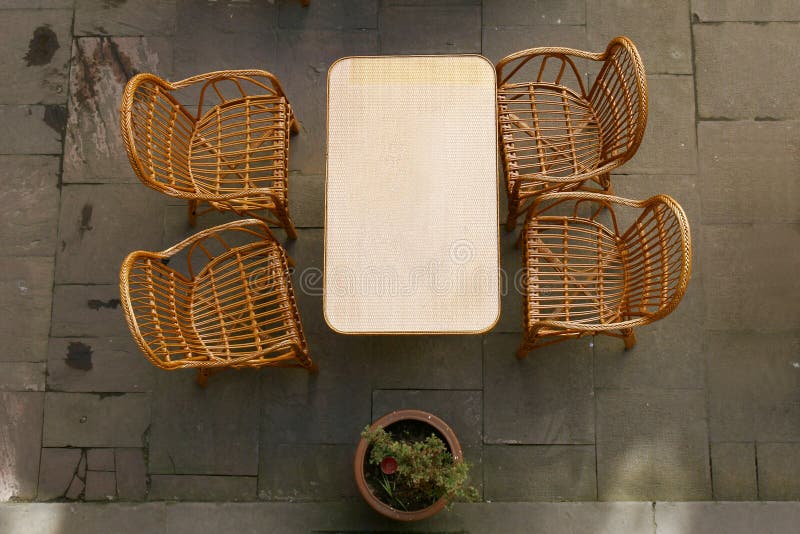 Street cafe, top view stock image. Image of table, lunch - 2396859