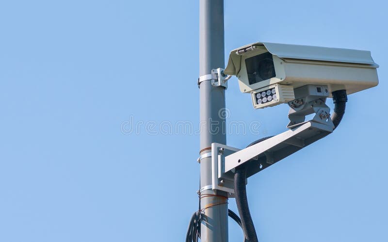 Street Camera for Traffic Violations Stock Photo - Image of penalty ...