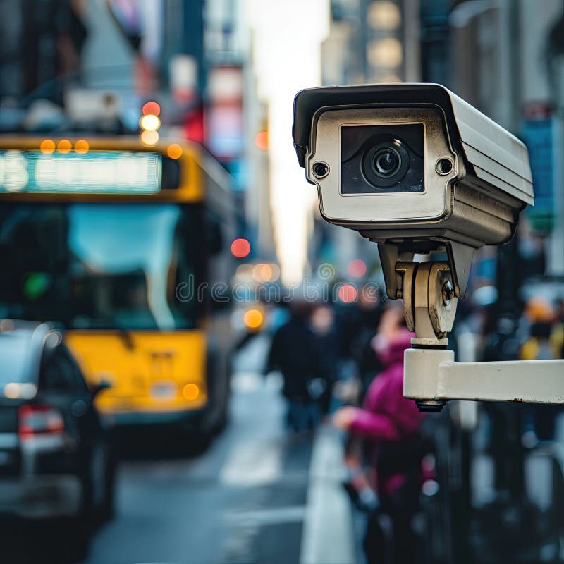 Street Camera Watching People Stock Photo - Image of looking, outside ...
