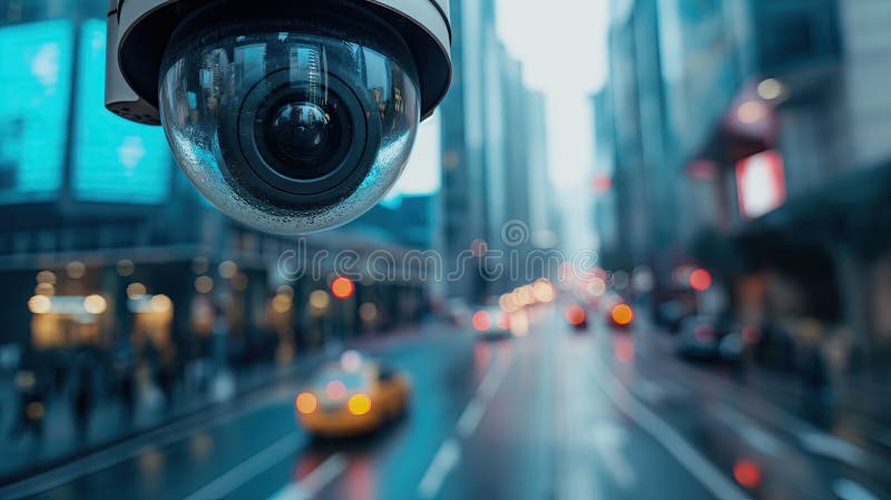 Street Camera Watching People Stock Image - Image of playing ...