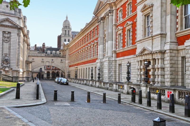 Street in Central London. Westminster Stock Photo - Image of government ...