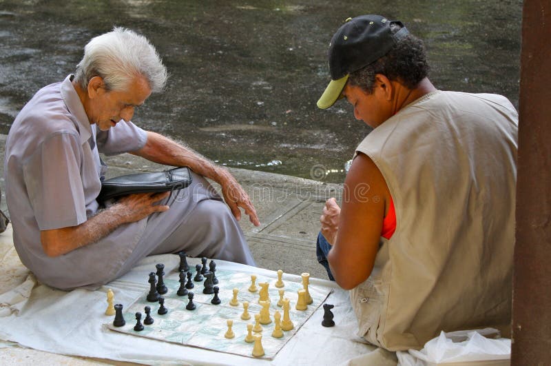 Cuban Men Playing Domino on the Street, Havana Editorial Image - Image ...