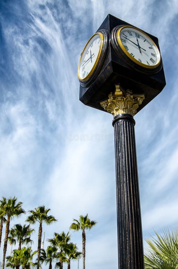 Street clock stock photo. Image of face, close, outdoor - 24164122