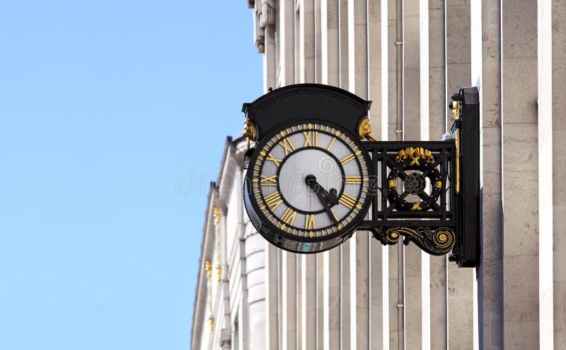 Street clock stock photo. Image of outdoor, analog, clock - 27422204