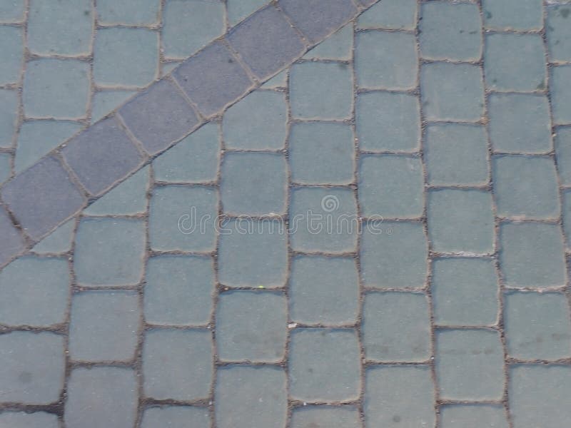 Street Concrete Cobble Tiles Pattern Stock Photo - Image of slab ...