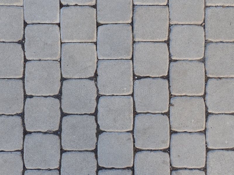 Street Concrete Cobble Tiles Pattern Stock Image - Image of pattern ...