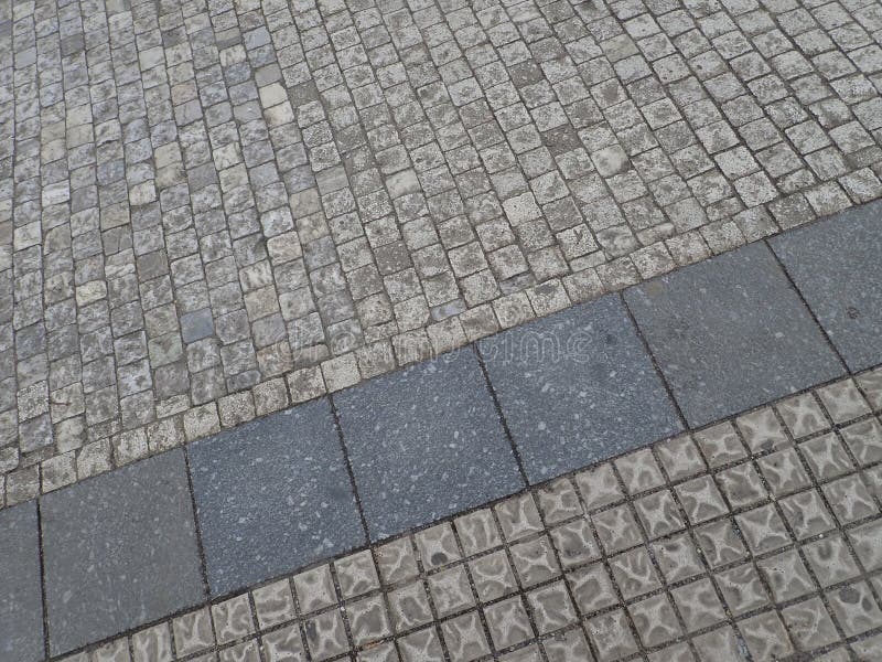 Street Concrete Cobble Tiles Pattern Stock Image - Image of patio, gray ...