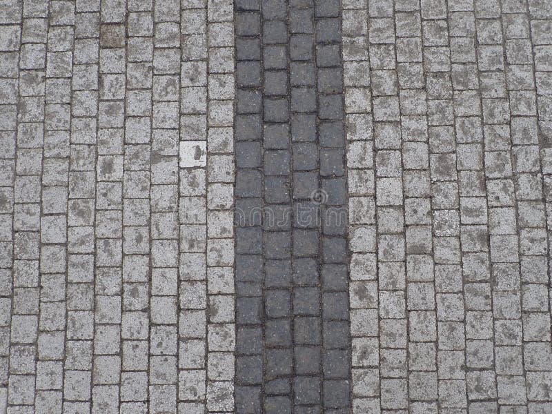 Street Concrete Cobble Tiles Pattern Stock Photo - Image of paving ...