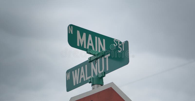 Street corner signs stock image. Image of cloud, destination - 38147233
