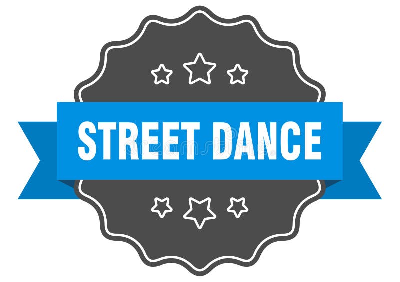 Street dance label stock vector. Illustration of vignette - 194917716