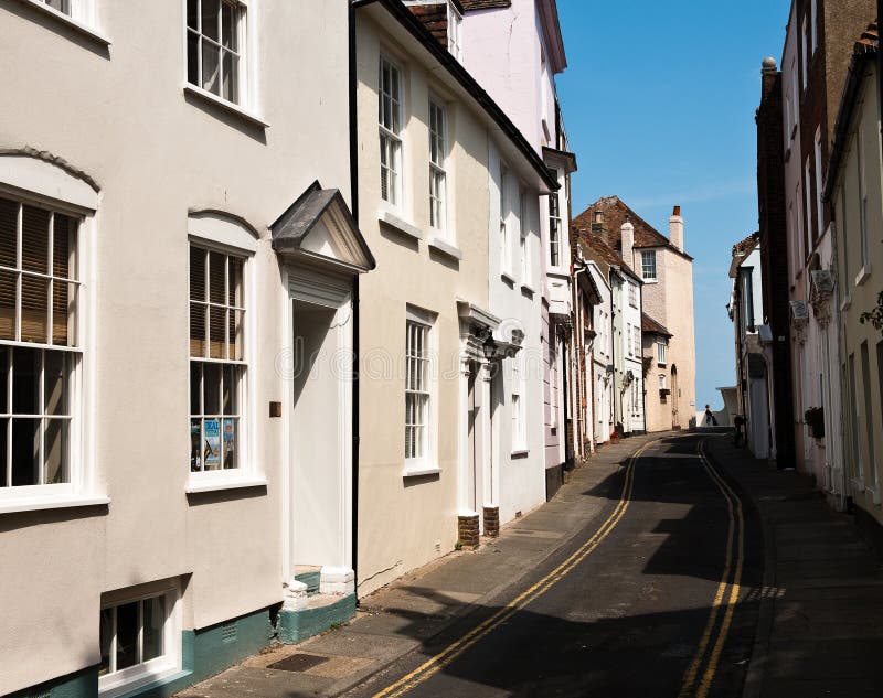 Street, Deal, Kent stock photo. Image of street, doors - 19870872