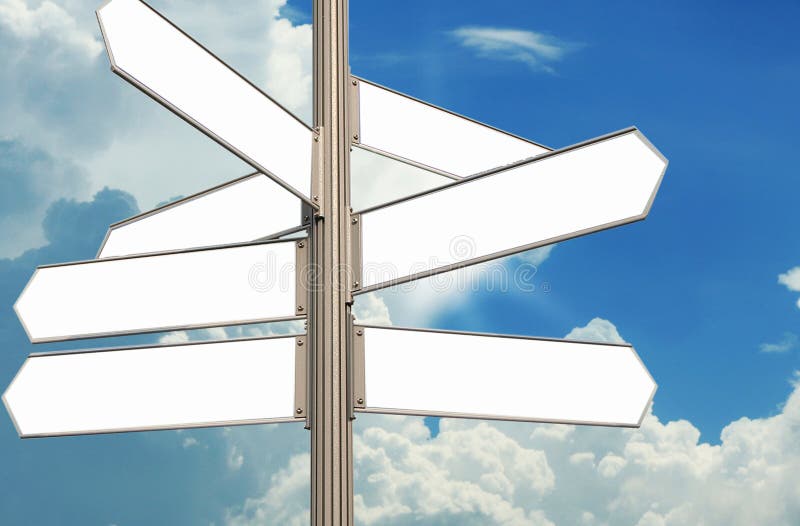 Blank Street Direction stock photo. Image of korea, blank - 6369206