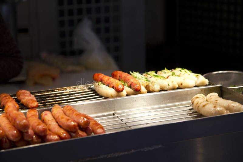 Street food stock image. Image of intestine, rice, food - 26204023