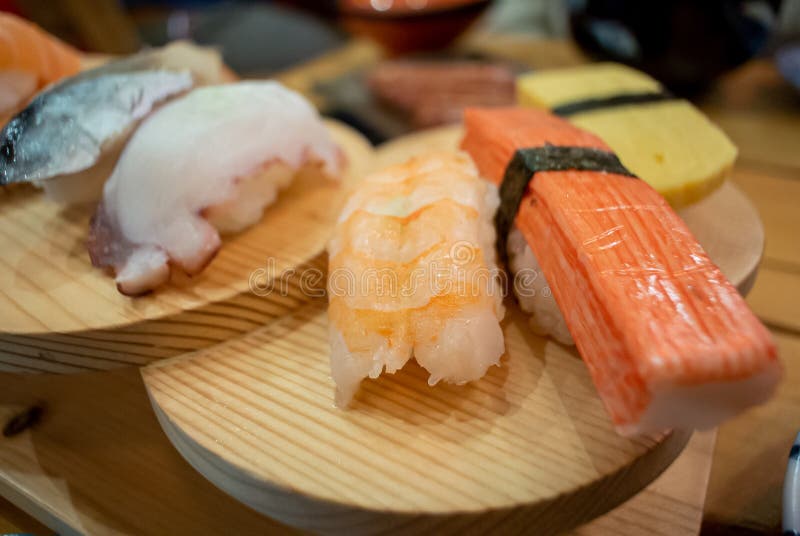 Street Food Japanese Mix of Japanese Food Stock Image - Image of orange ...