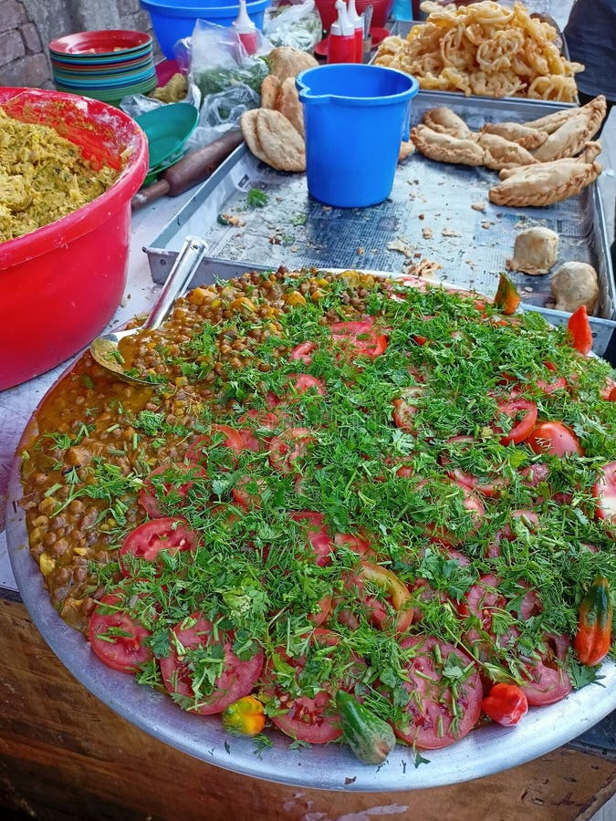 Street Food on a Roadside Van Stock Photo - Image of delicacies ...