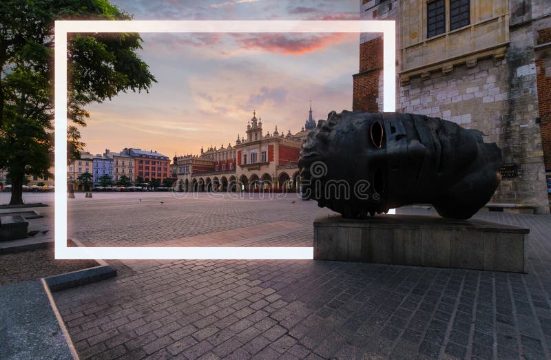 The Street with Frame in the Old Sity Stock Photo - Image of germany ...