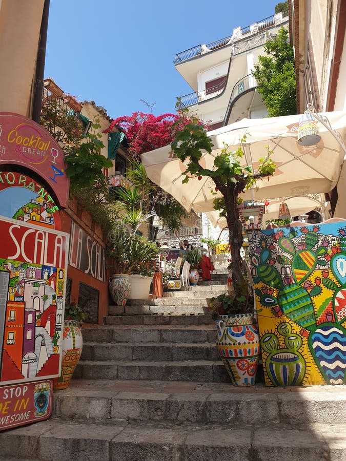 Street Full of Difrent Color Editorial Stock Image - Image of difre ...