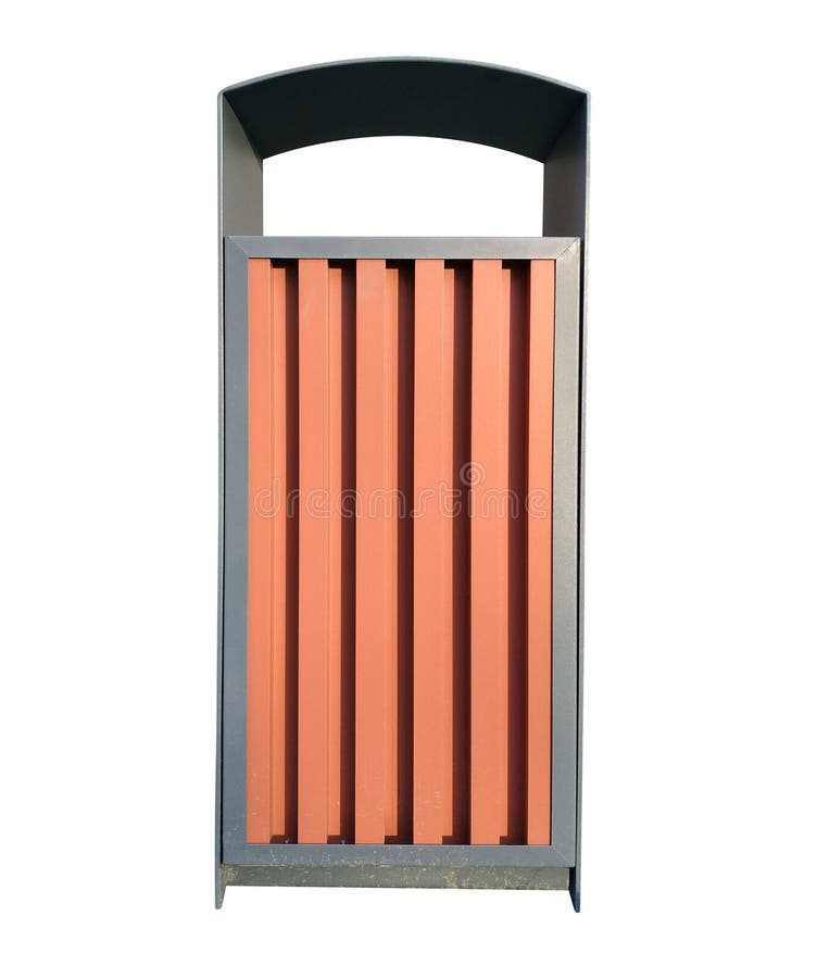 Street garbage can stock image. Image of path, recycle - 103646985