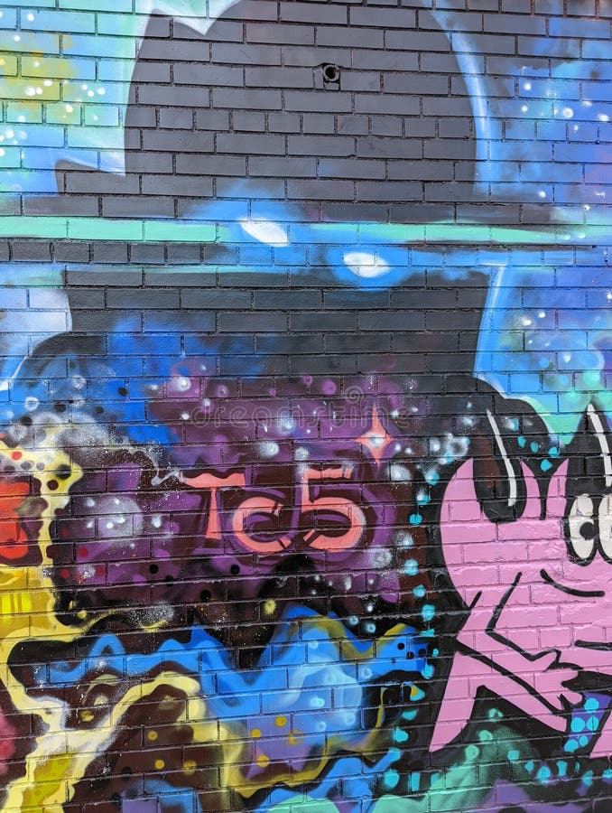 Street Graffiti life editorial photography. Image of blue - 247189882