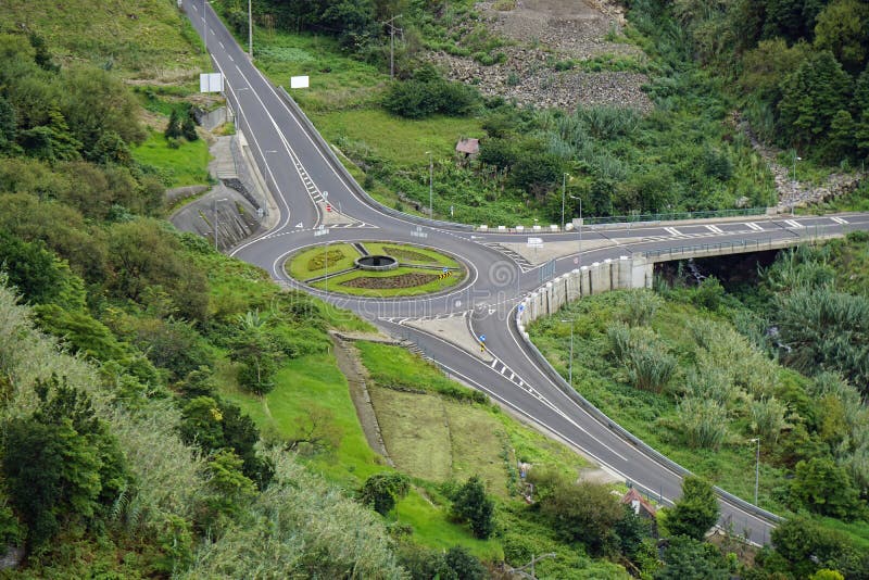 Street on the Island of Madeira Stock Photo - Image of scenic, island ...