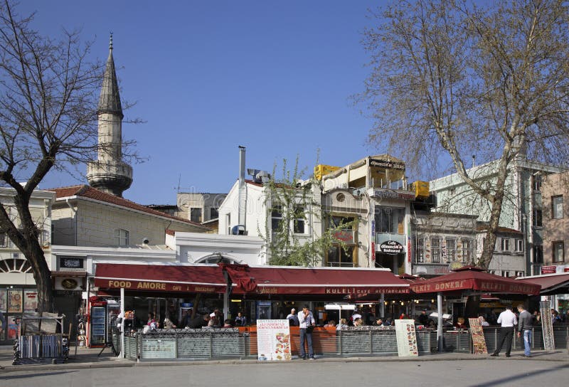 Street in Istanbul Town. Turkey Editorial Stock Photo - Image of ...