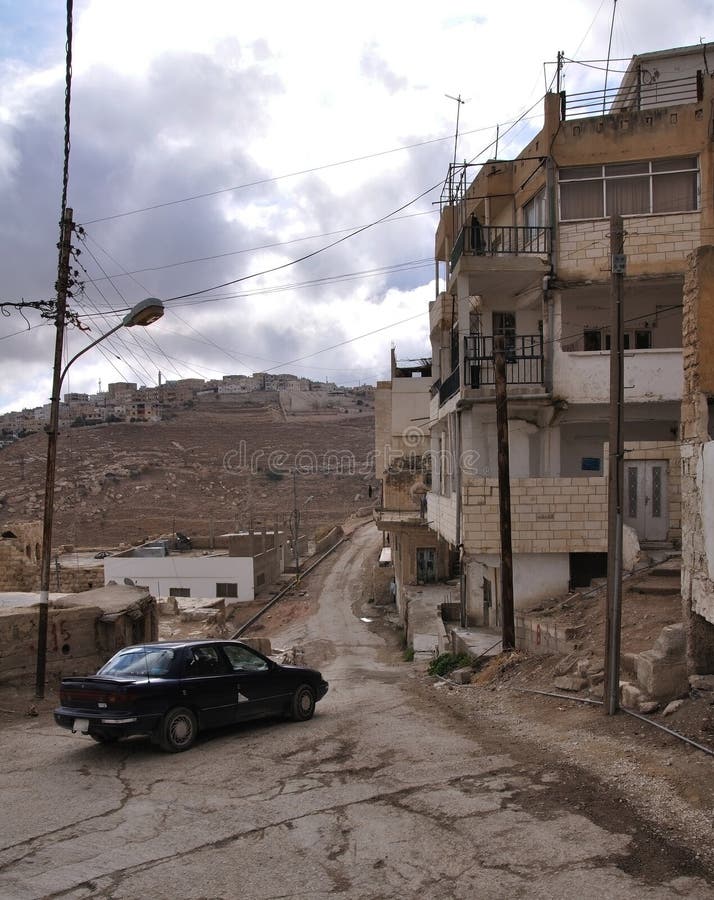 Houses of Karak stock image. Image of slope, panorama - 187542393
