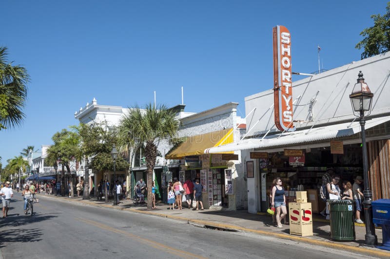Street in Key West, Florida Editorial Stock Photo - Image of america ...