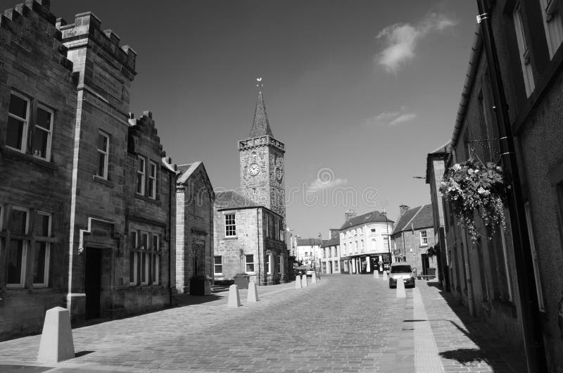 Street in Kinross editorial photography. Image of exterior - 80079232