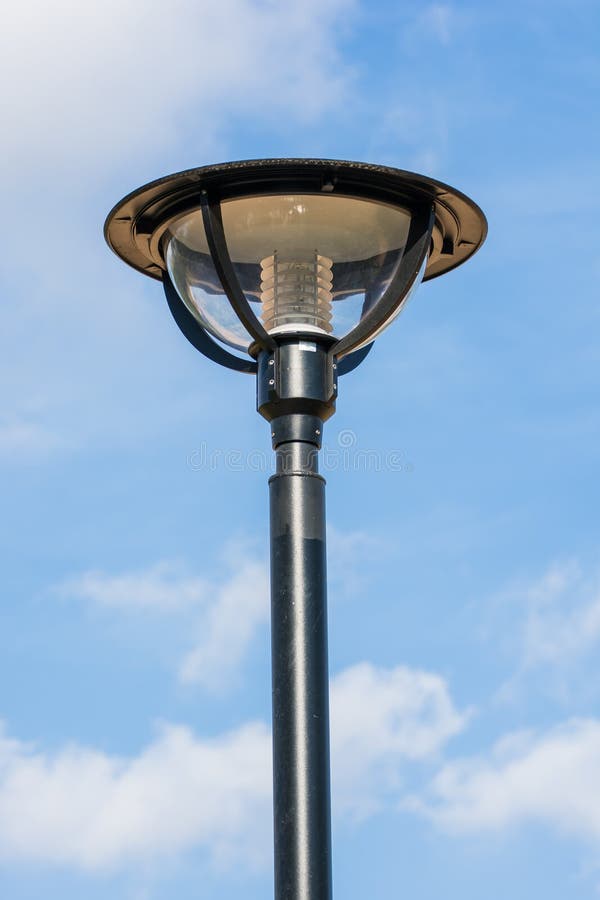 Street Lamp Garden Light for Decorate Stock Image - Image of neon ...