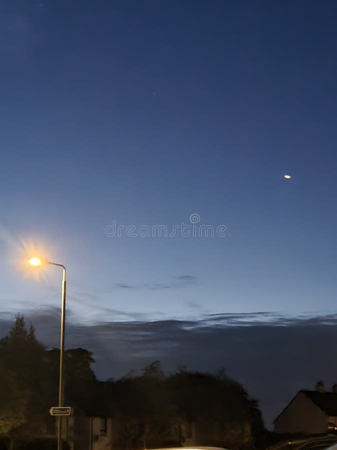 Street lamp at night stock image. Image of lighting - 254512133