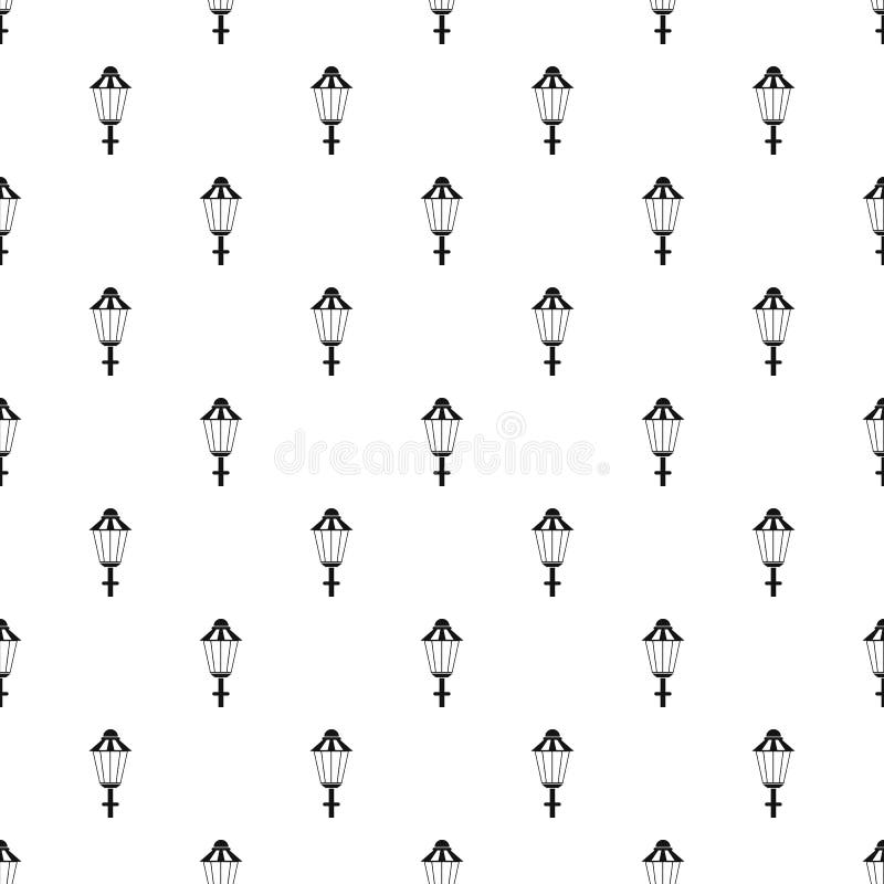 Street Lamp Icon, Outline Style Stock Vector - Illustration of halogen ...