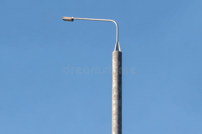 Street Lamp Post with LED Lamp. City Street Lighting Stock Image ...