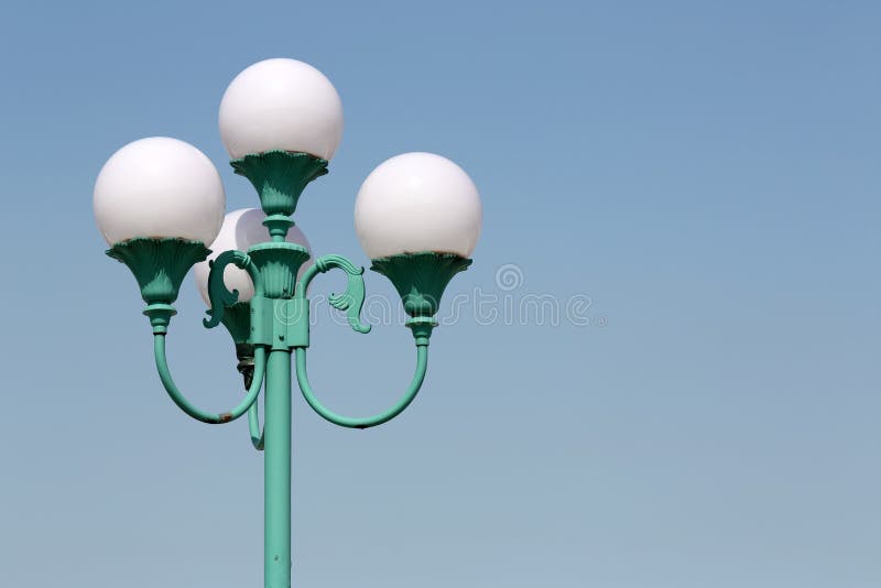 Street lamp post stock image. Image of decoration, copy - 51727933