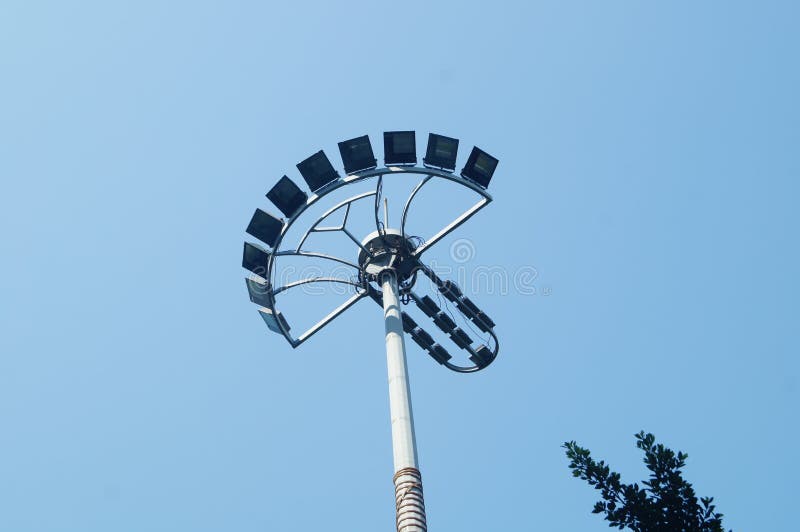 Street lamp setting stock image. Image of urban, public - 60892599