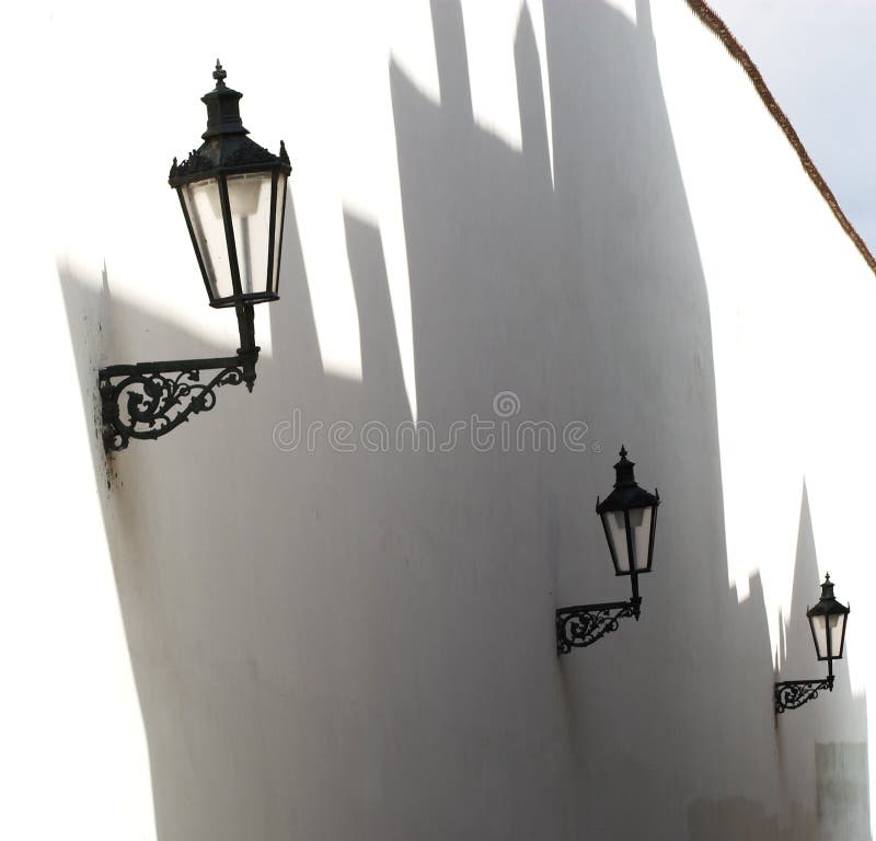 Street lamps stock image. Image of shade, lamp, street - 3373167