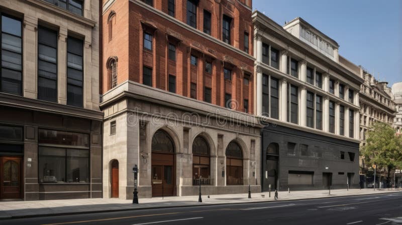 Architectural Facades Showcase Classic Designs and Urban Streetscape ...