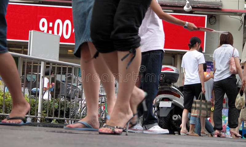 Street life editorial stock image. Image of fashion, girl - 36234