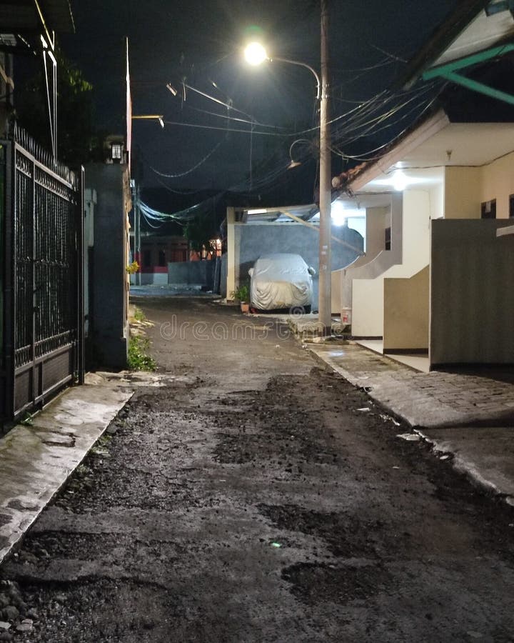 Street light stock photo. Image of city, widening, narrow - 266967464