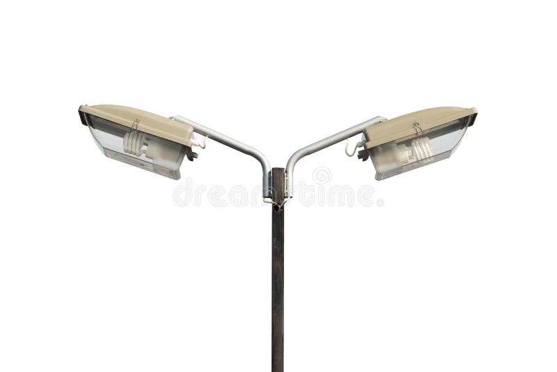Street Light with Halogen Lamp Stock Photo - Image of park, insulator ...