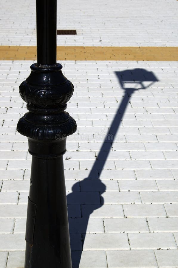 Street Light and shadow stock image. Image of gray, dark - 23689711