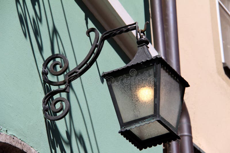 Street light stock photo. Image of tourism, post, vintage - 71425256