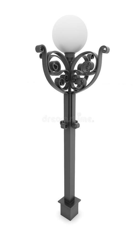 Street light. stock illustration. Illustration of background - 46067733