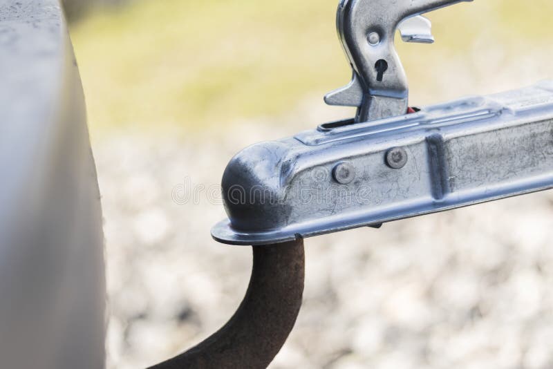 Street Lighting. the Coupling Hook is Silver Stock Photo - Image of ...