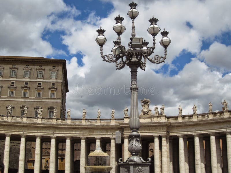 Street Lighting in Rome, Italy Stock Photo - Image of italy, facade ...