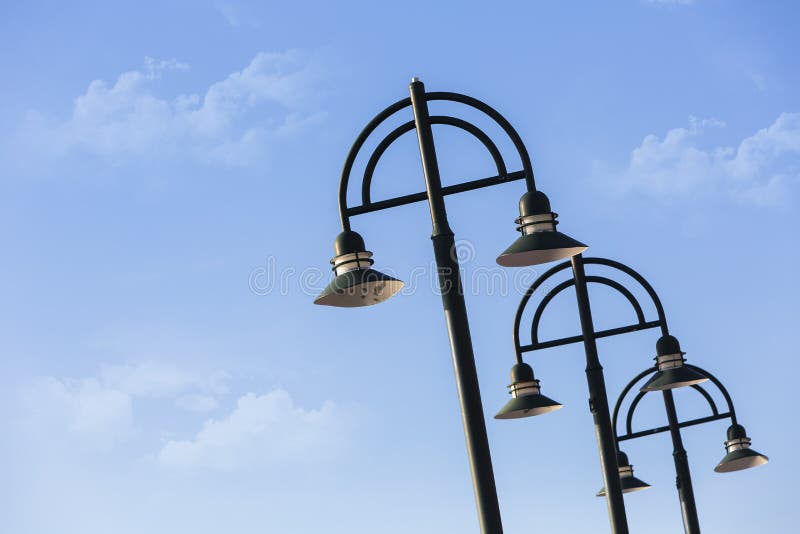 Street Lights stock image. Image of lighting, post, lamp - 39414207