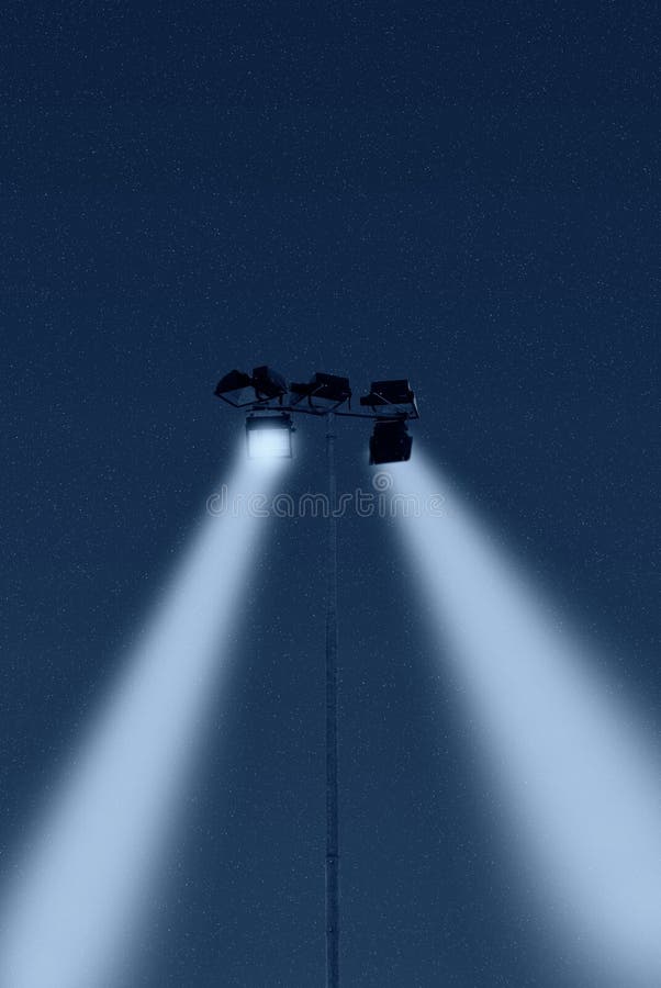 Street lights in the night stock photo. Image of starry - 36503006