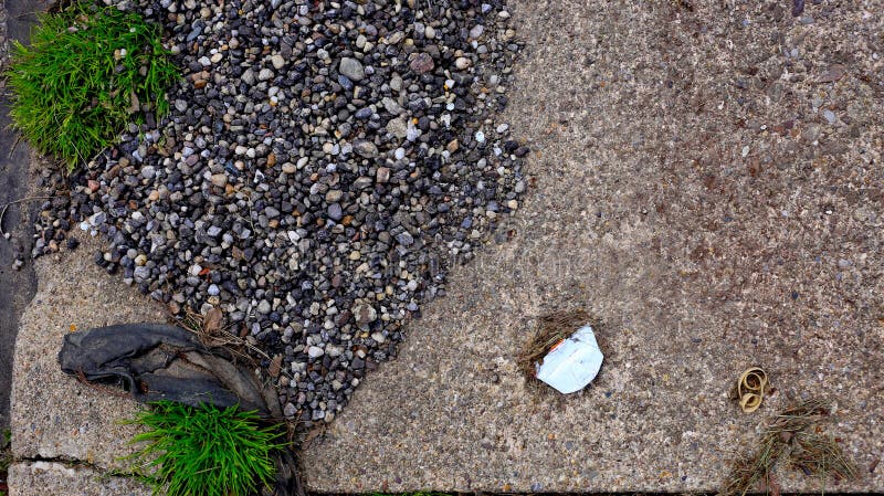 Street Litter stock image. Image of road, asphault, litter - 73780867