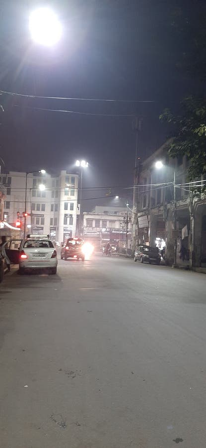 A street of lucknow India stock photo. Image of india - 168859386