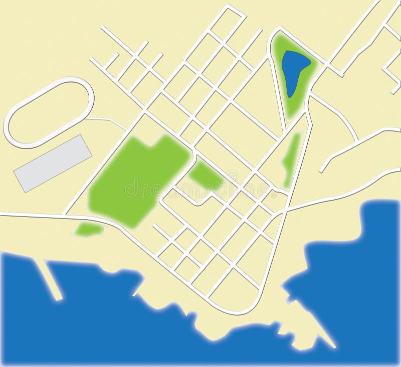 Street Map - generic stock illustration. Illustration of street - 39980927