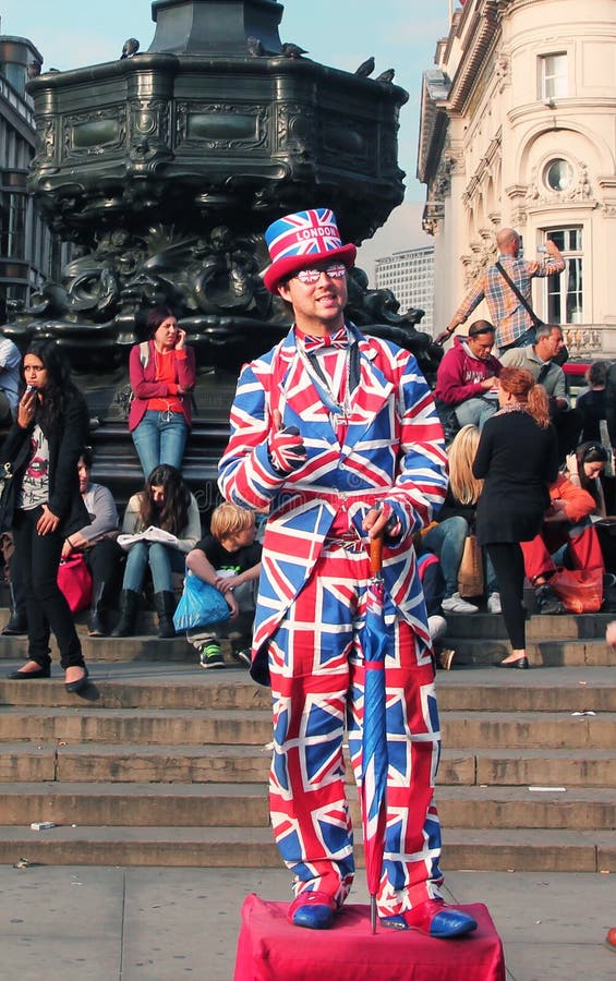 A Street Mime Floating in the Air in Munich. Editorial Photography ...